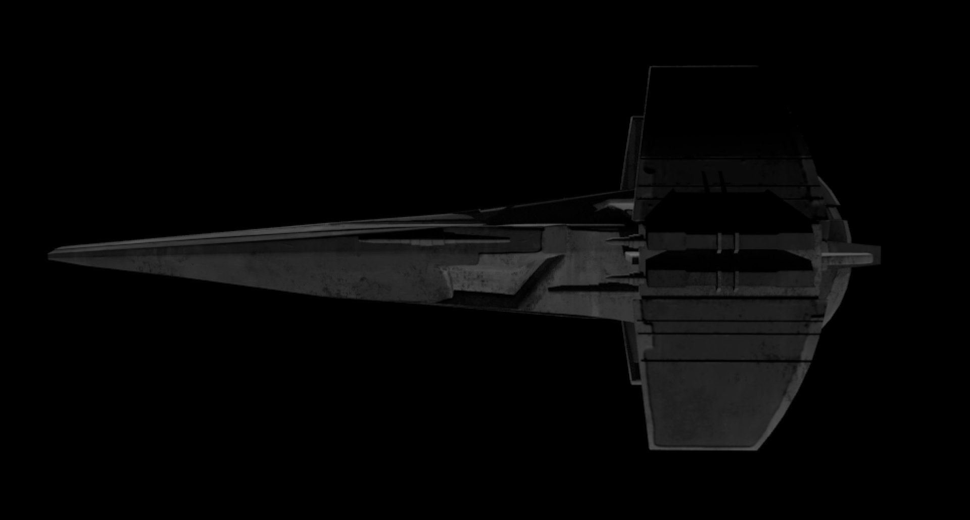 Sith Infiltrator Maya Arnold Darth Maul Spaceship Scimitar 3D Model ...
