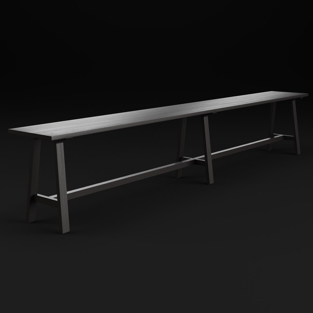 Alma Bench 3D - TurboSquid 1631687