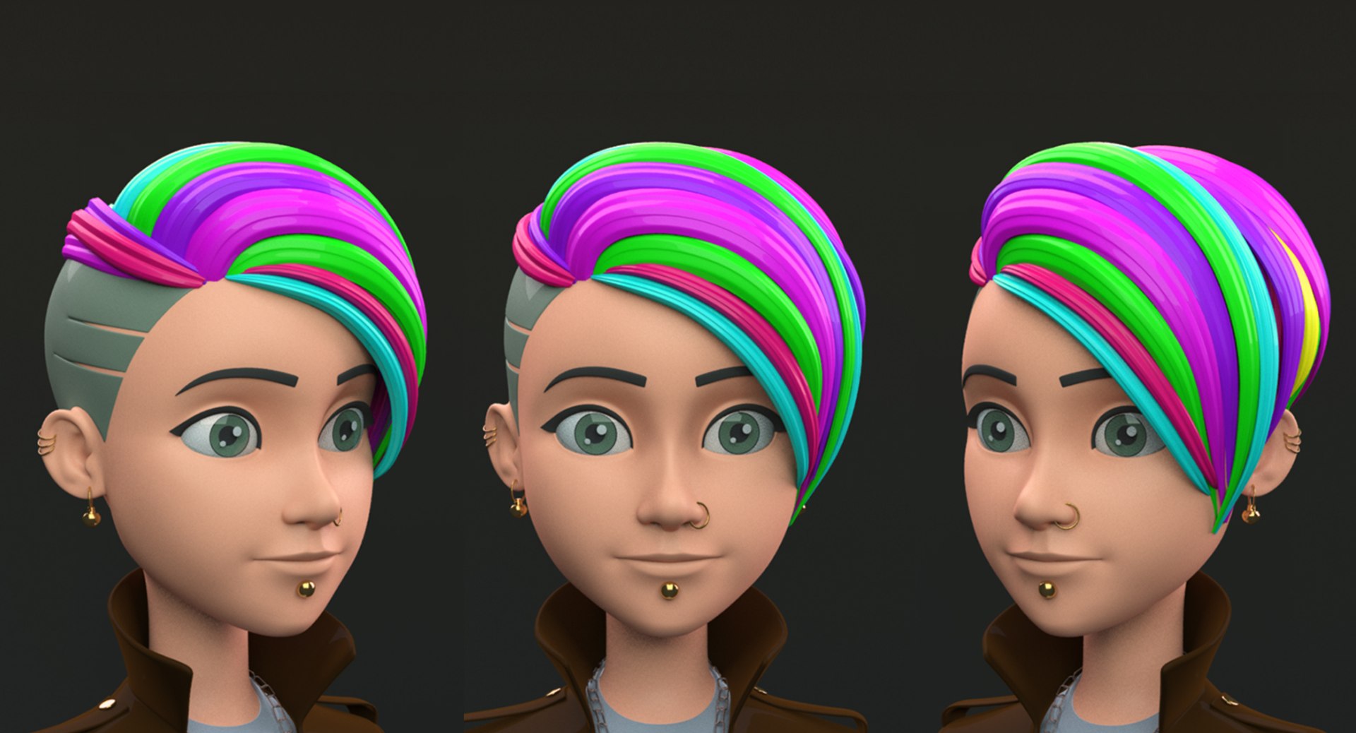 3D Star Female Rock Model - TurboSquid 1473252