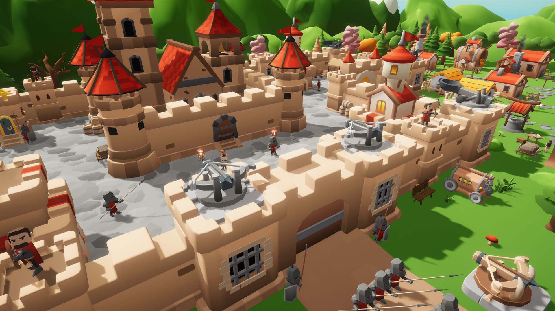 Low Poly Fantasy Kingdom 3D model - TurboSquid 2168837