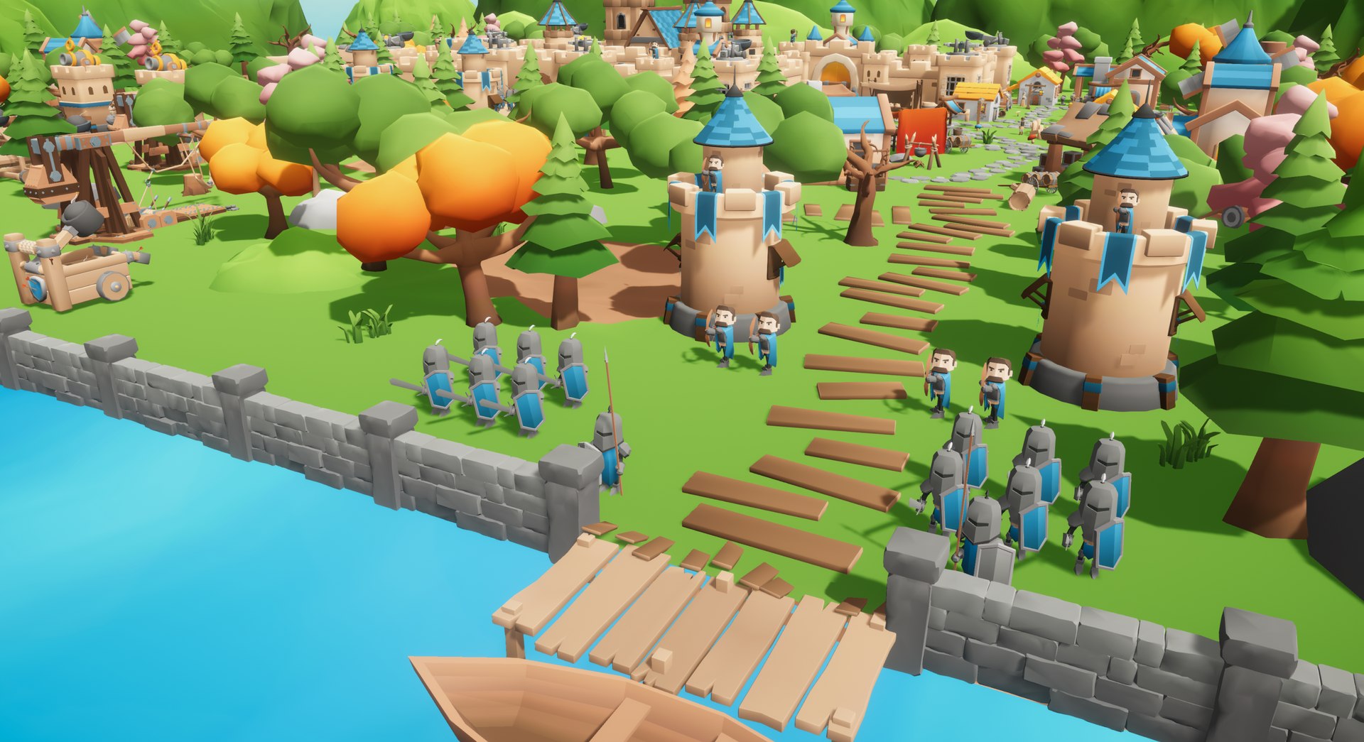 Low Poly Fantasy Kingdom 3D model - TurboSquid 2168837