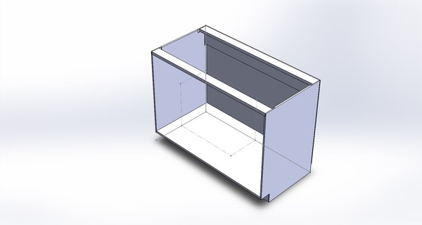 modelo 3d Armario bajo paramétrico Solidworks - TurboSquid 1525199