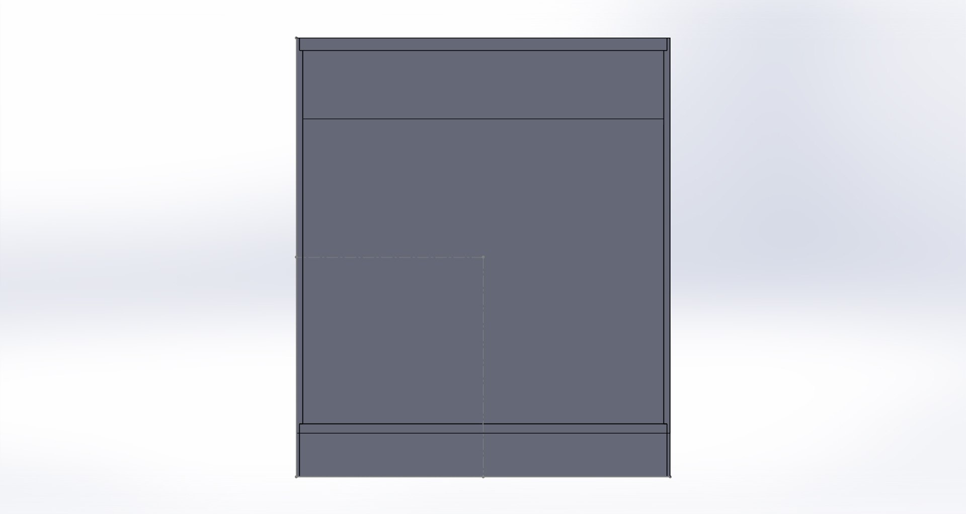 3D Model Parametric Kitchen Cabinet Solidworks - TurboSquid 1525199