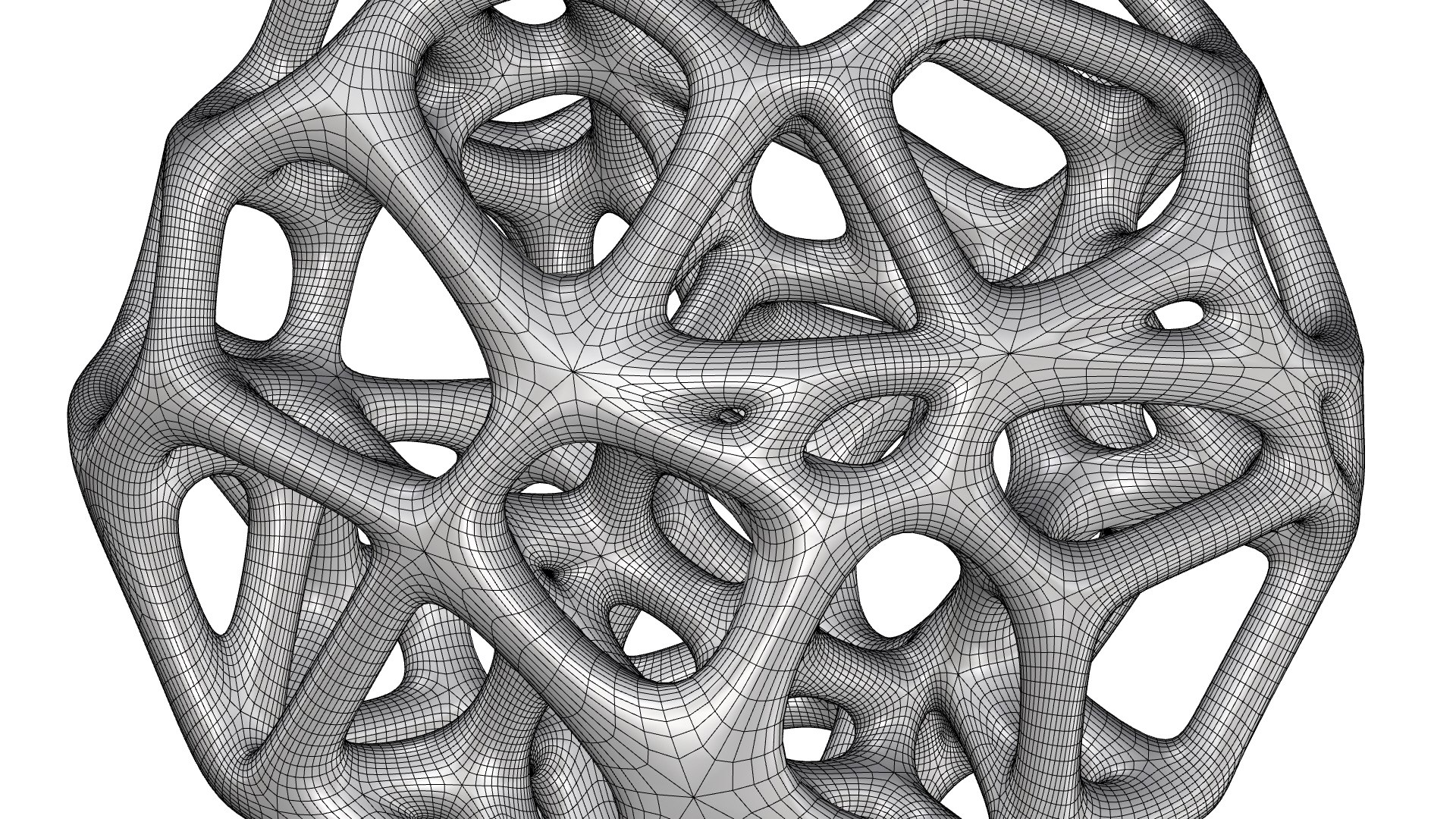 3D Skeleton Pipes Ellipsoid - TurboSquid 2182212