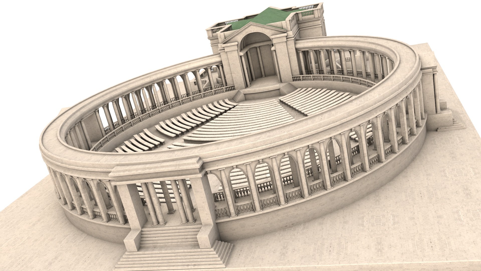 3D Arlington National Cemetery Memorial Amphitheater - TurboSquid 2167885