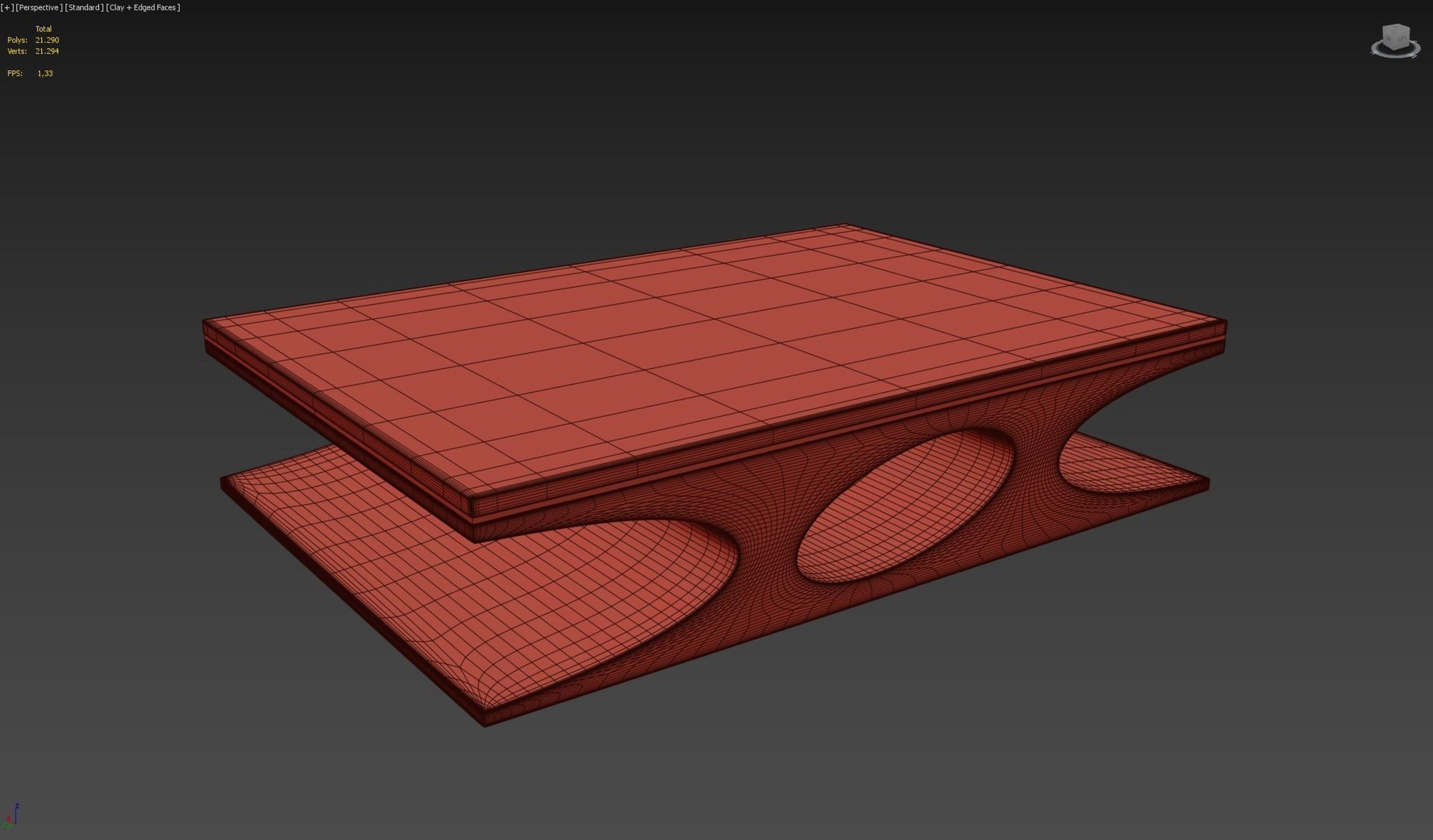 Volcano Coffee Table 3D Model - TurboSquid 2182327