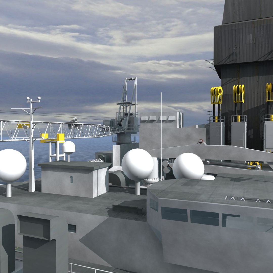 3d Semisubmersible Drilling Rig Model