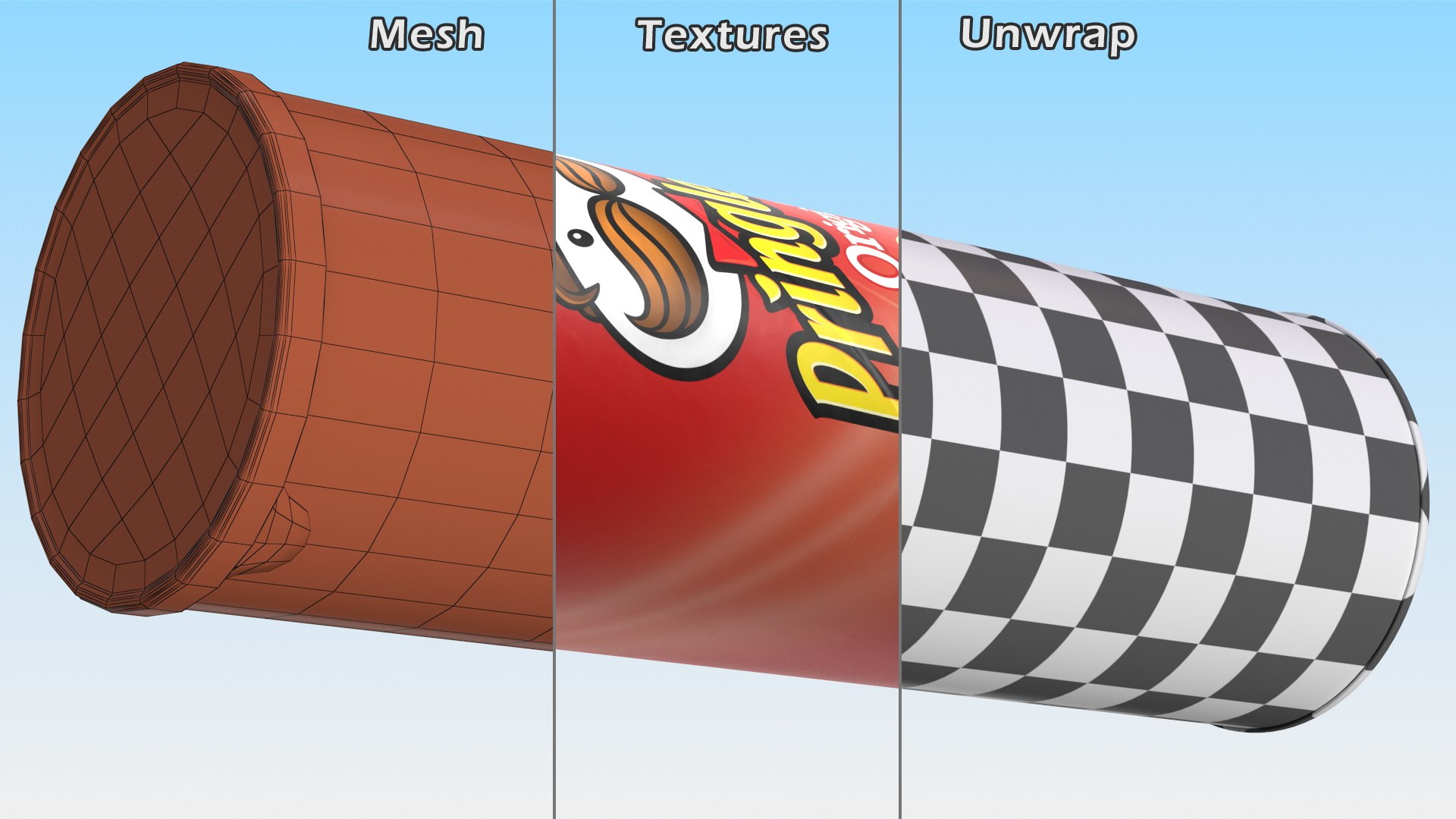 3D Pringles Original Potato Chips Can - TurboSquid 1744180