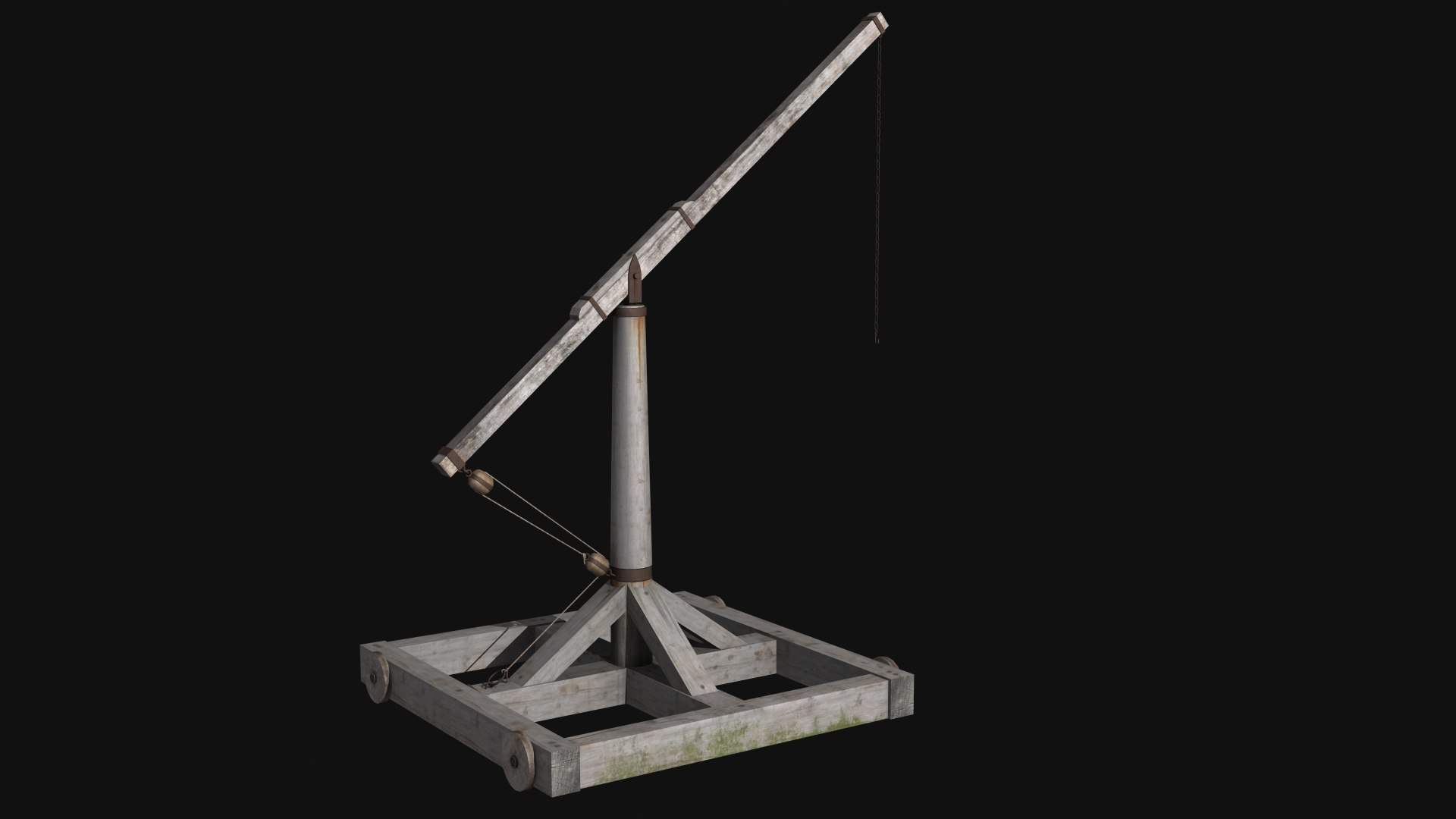 3D Model Crane Medieval - TurboSquid 1675898