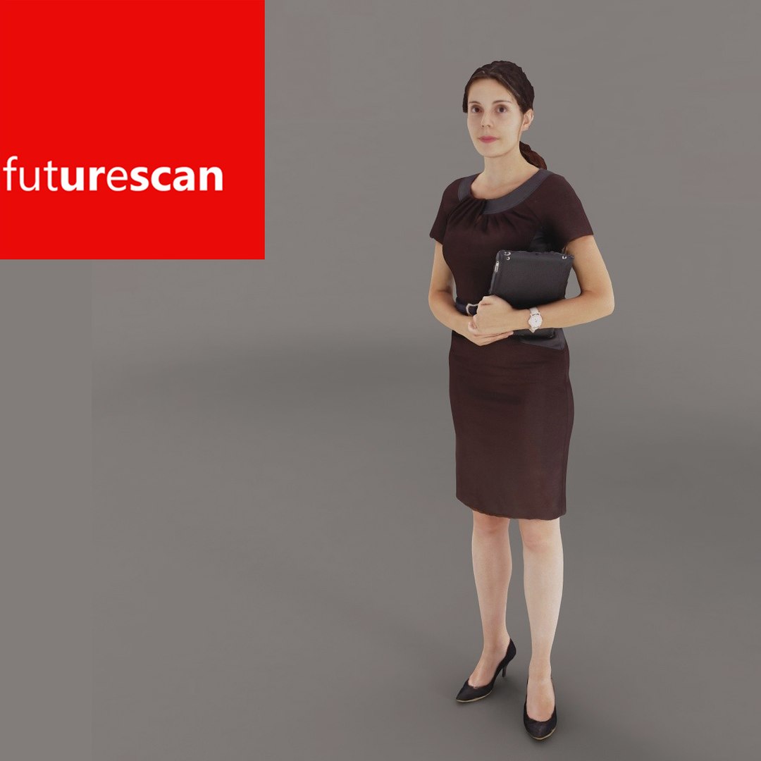 Woman Businesswoman Business 3d Model