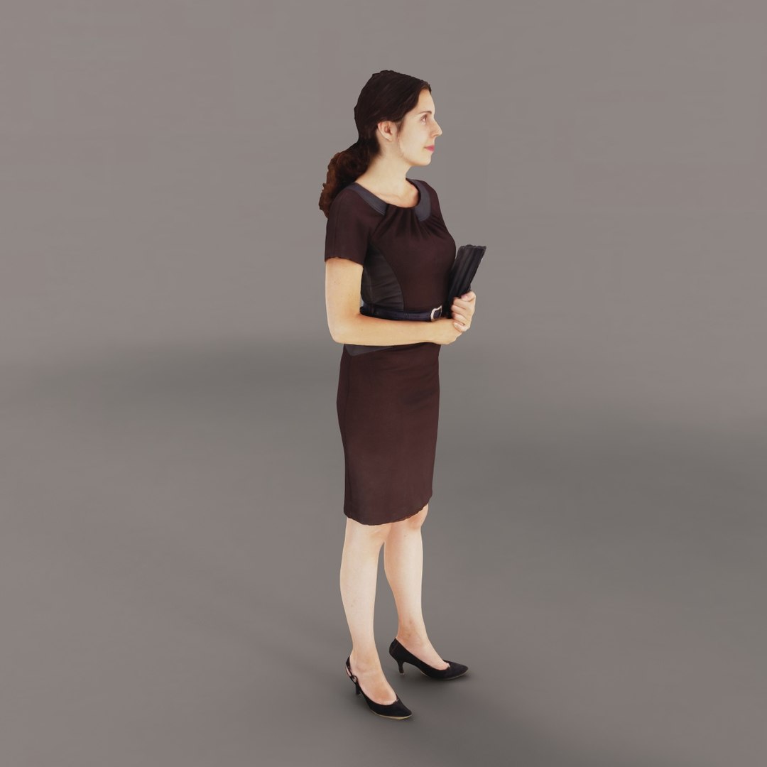 Woman Businesswoman Business 3d Model