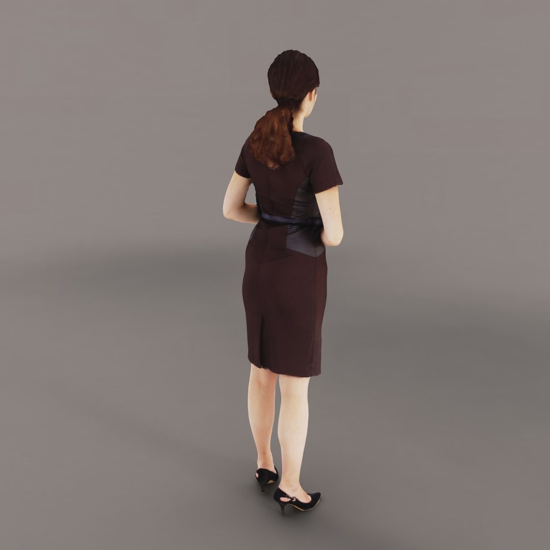 Woman Businesswoman Business 3d Model