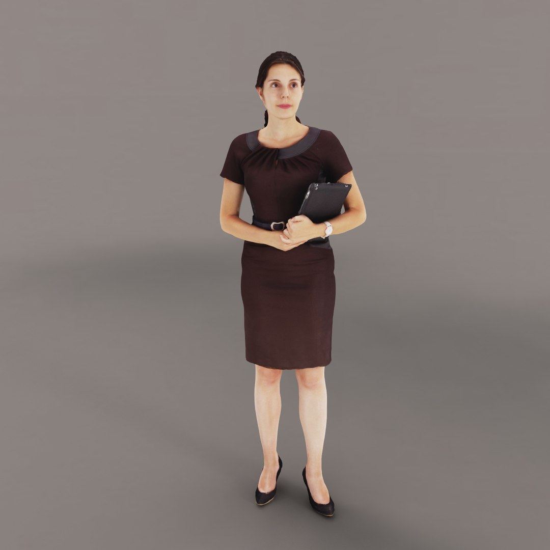 Woman Businesswoman Business 3d Model