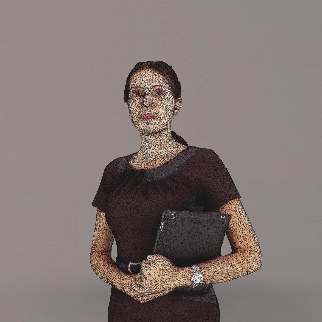 Woman Businesswoman Business 3d Model