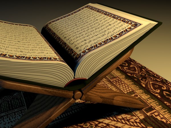 holy koran 3d c4d