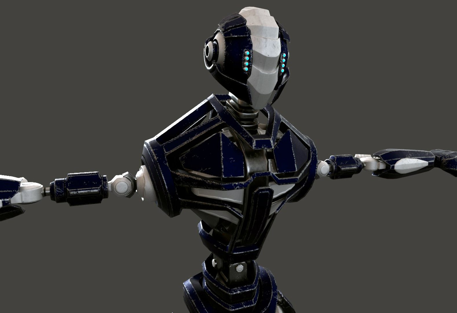 Robot Materials 3d Model