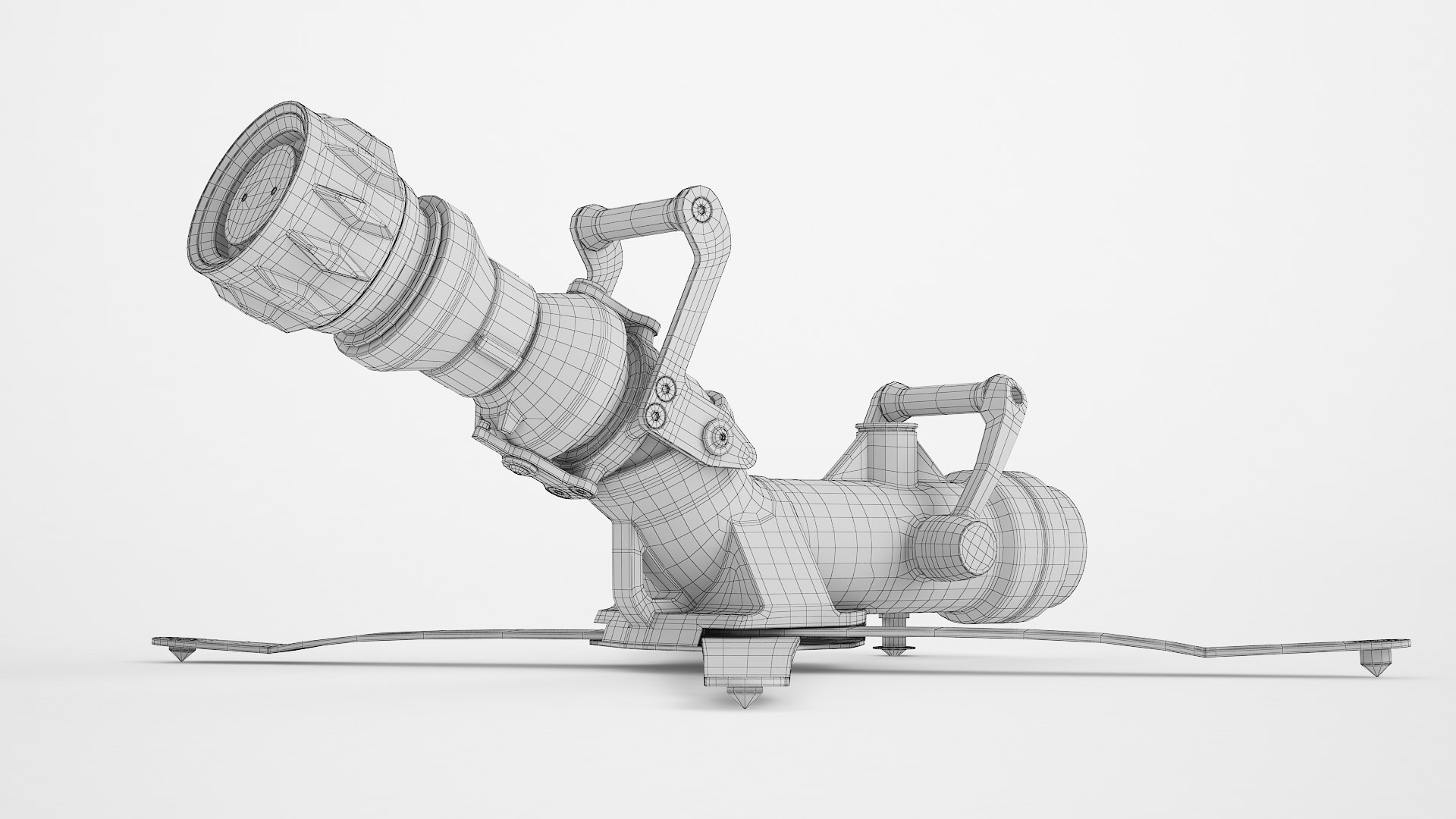 Fire Portable Monitor 02 3D model - TurboSquid 2011301