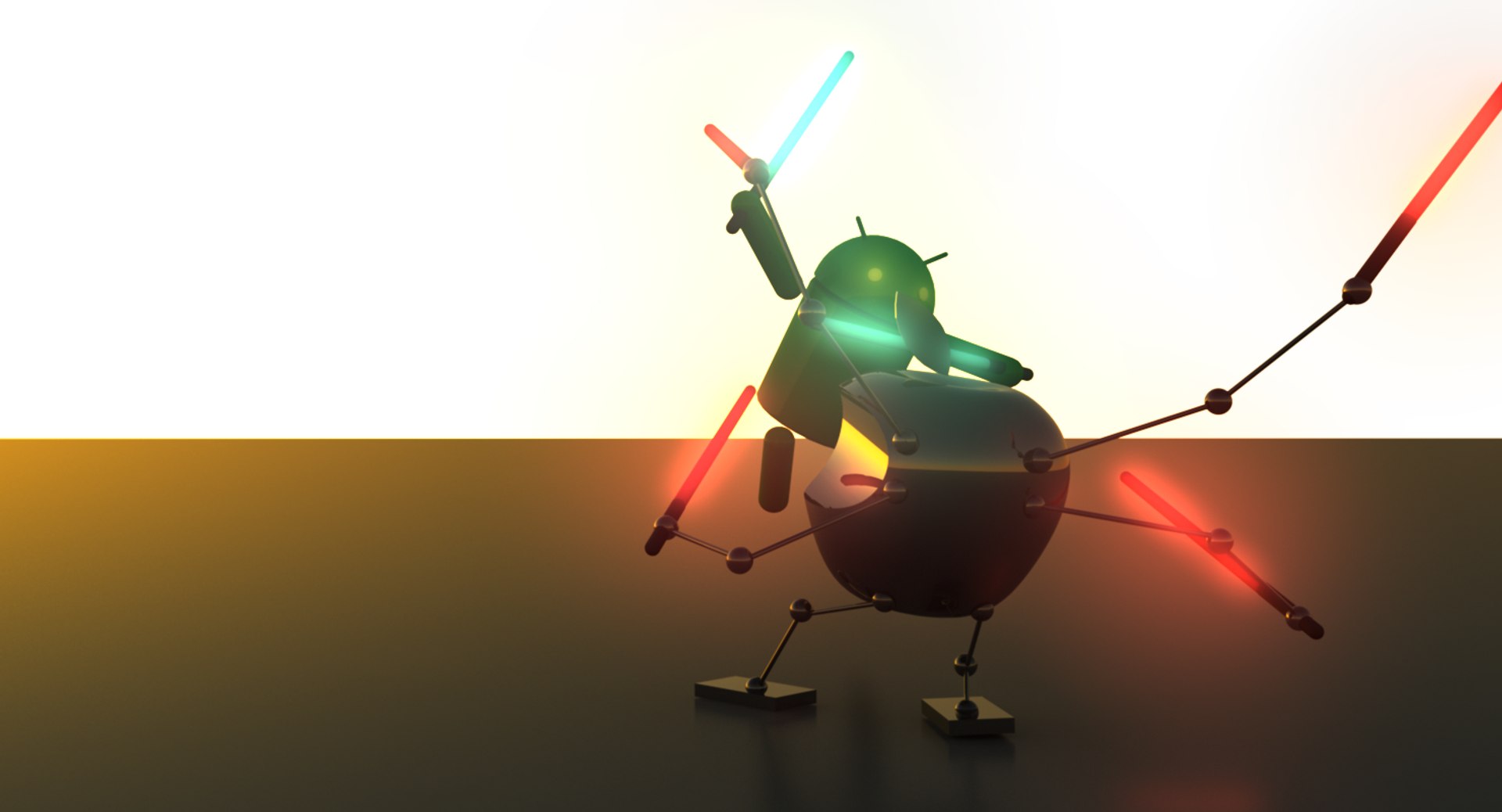 Android robot apple 3D - TurboSquid 1388206