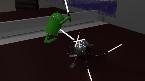 modelo 3d Android vs Apple - TurboSquid 1388206