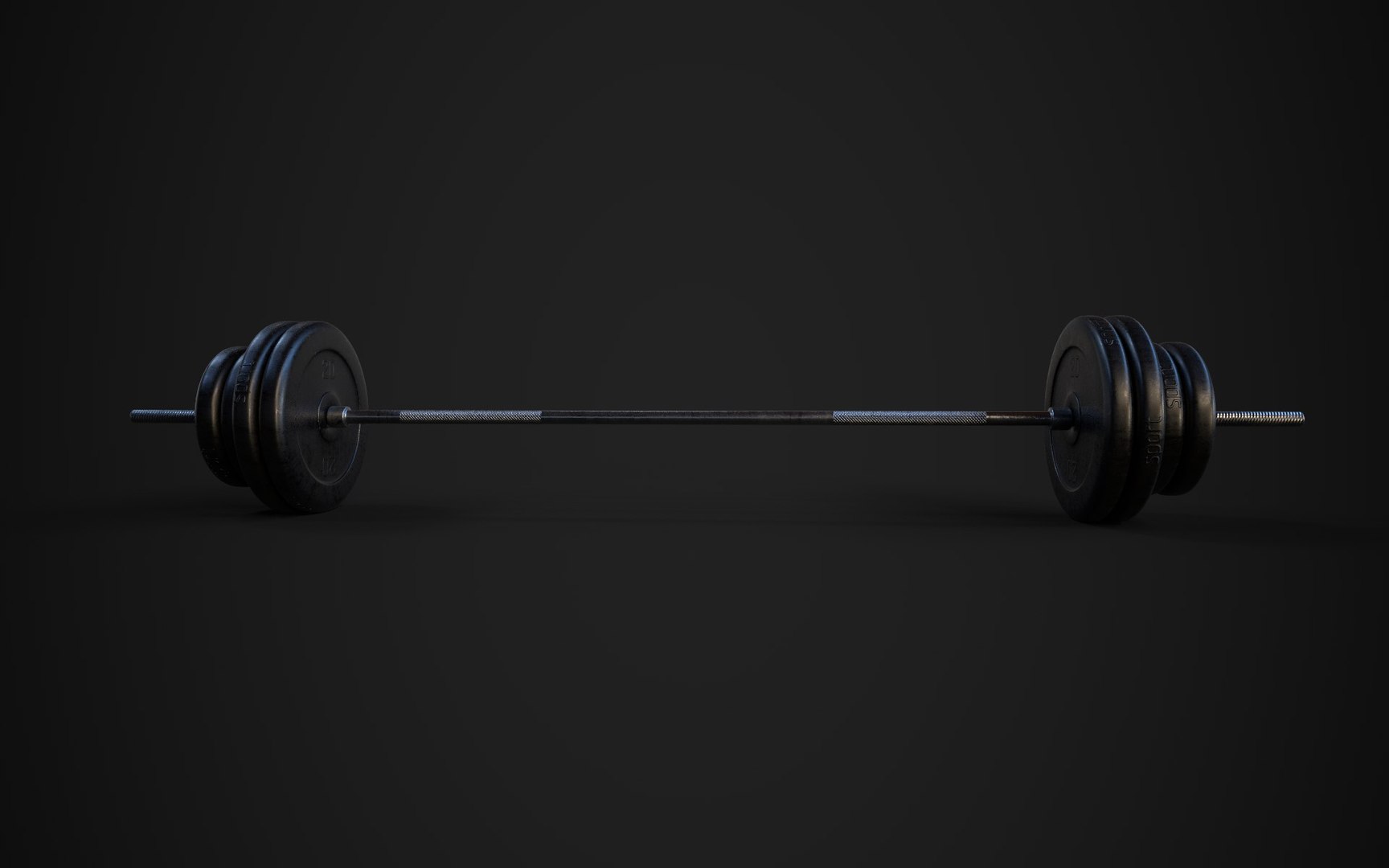 3D Barbell Model - TurboSquid 1943134