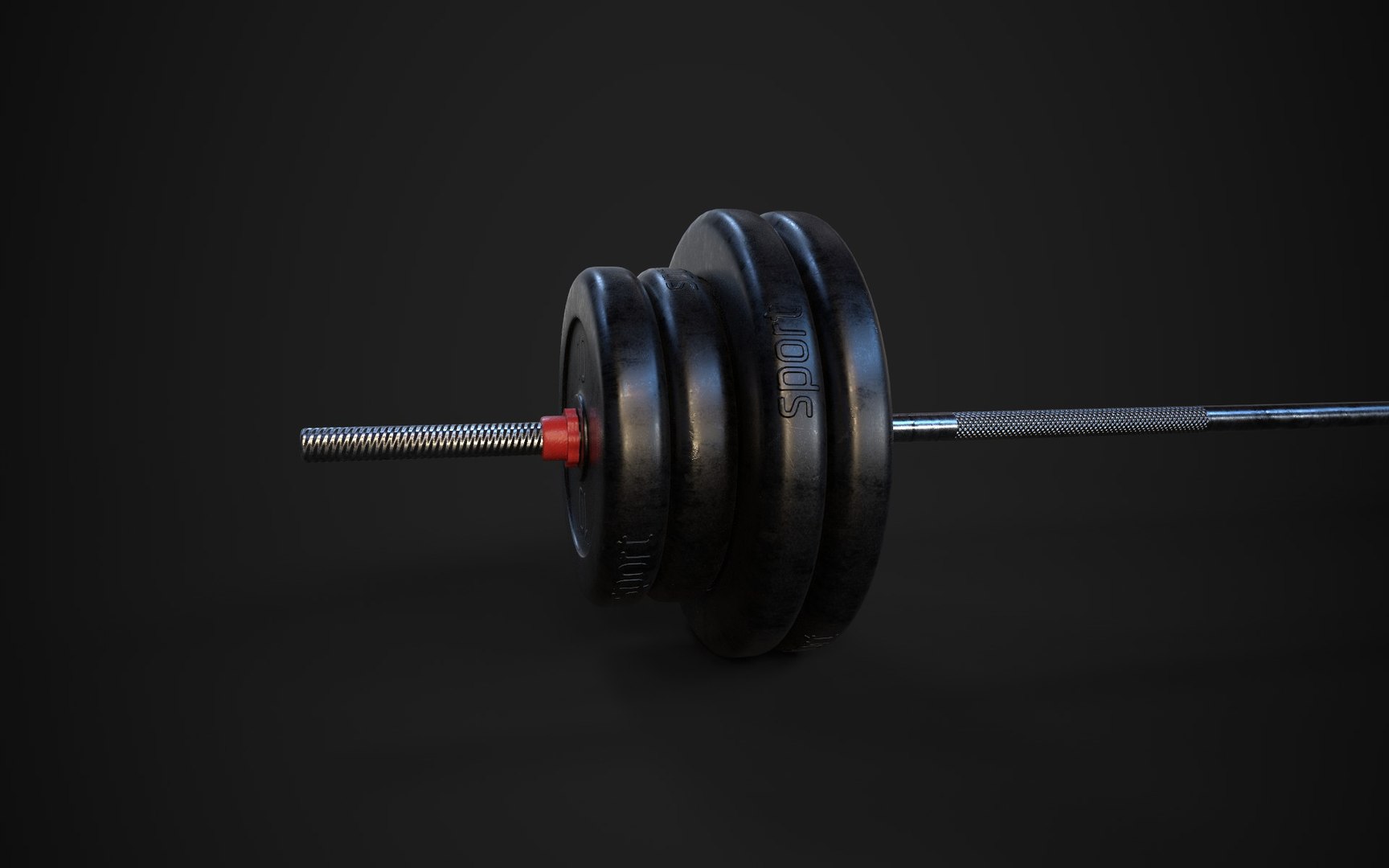 3D Barbell Model - TurboSquid 1943134