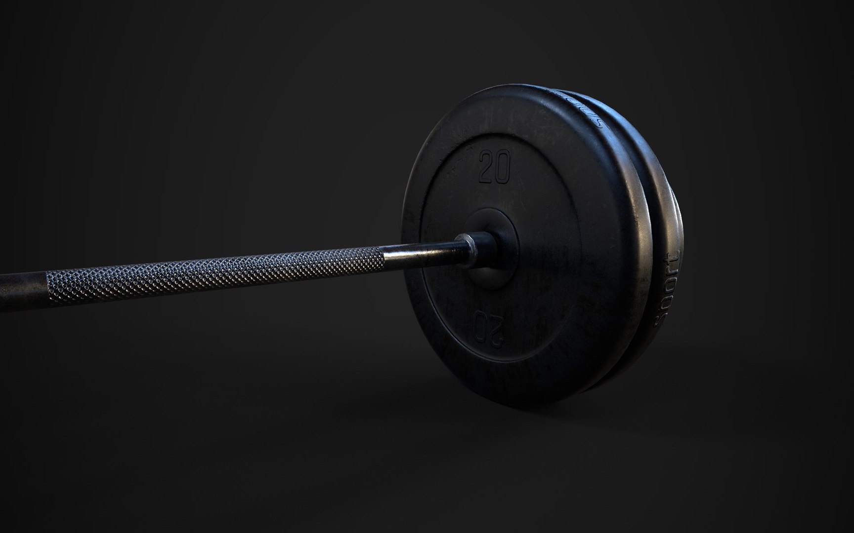 3D Barbell Model - TurboSquid 1943134