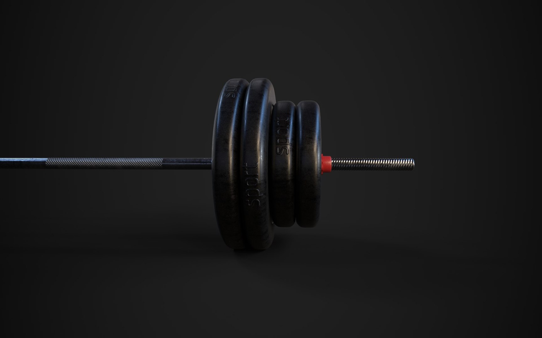 3D Barbell Model - TurboSquid 1943134