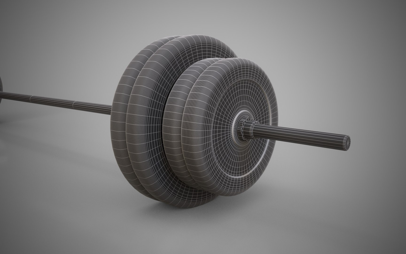 3D Barbell Model - TurboSquid 1943134