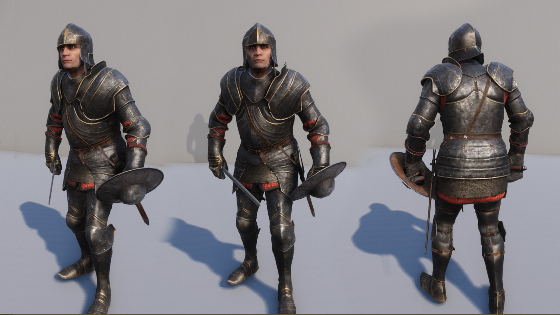 Medieval Knights - Modular 3D model - TurboSquid 2063743