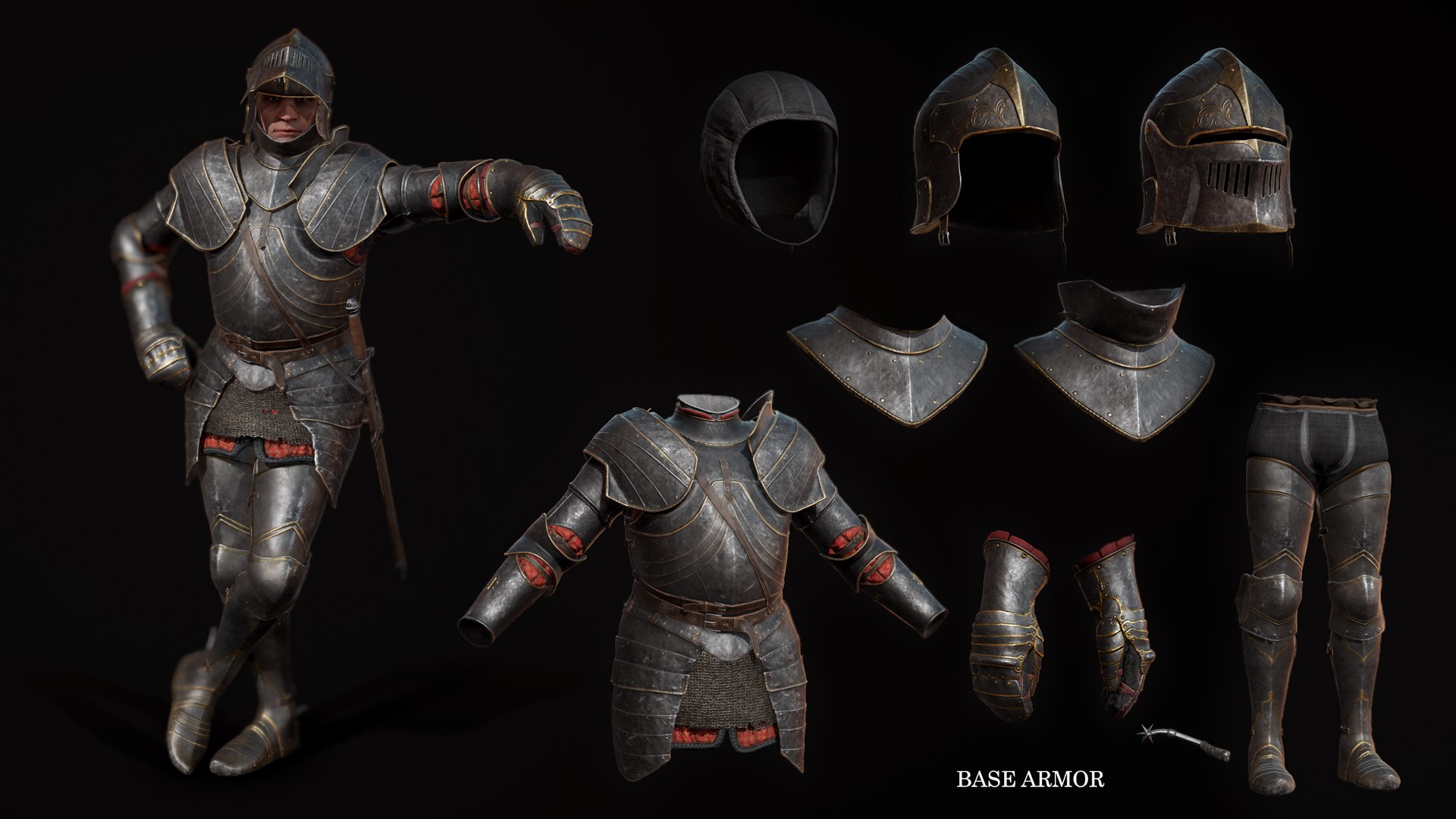 Medieval Knights - Modular 3D Model - TurboSquid 2063743
