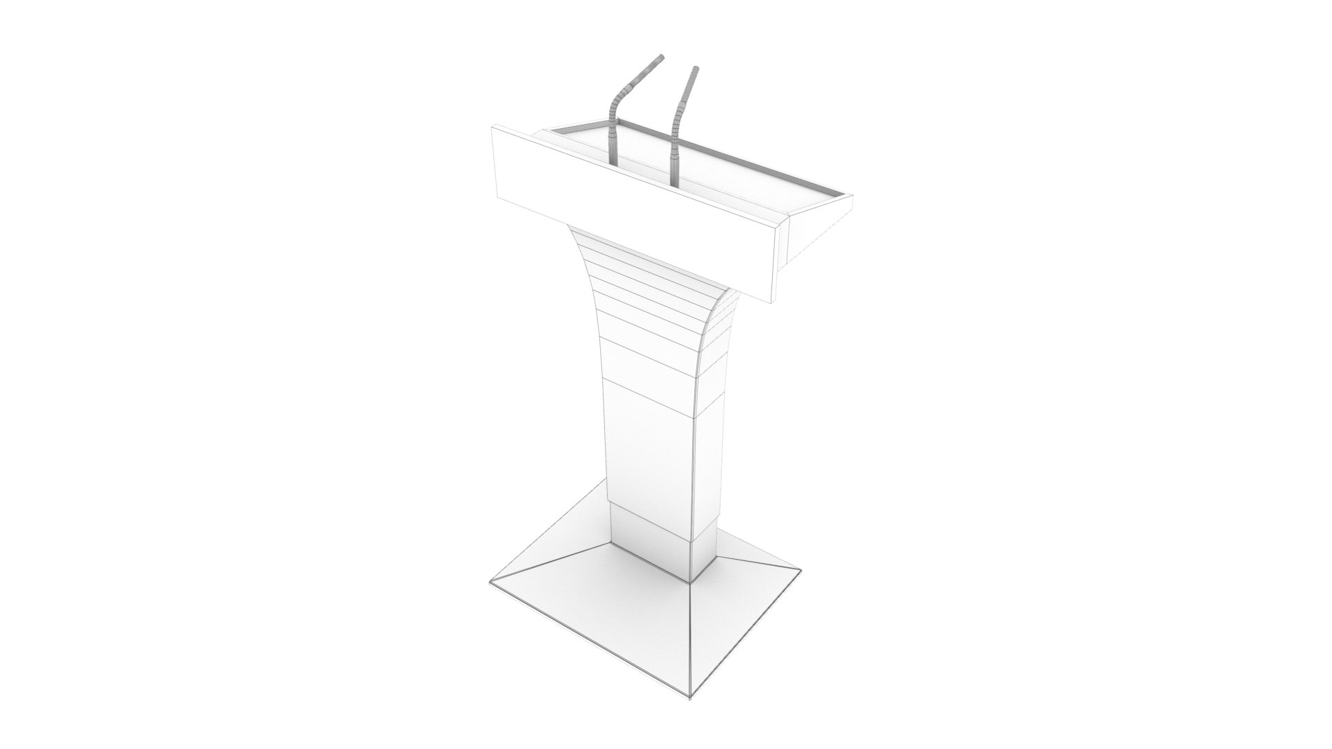 Podium 3D - TurboSquid 1962299