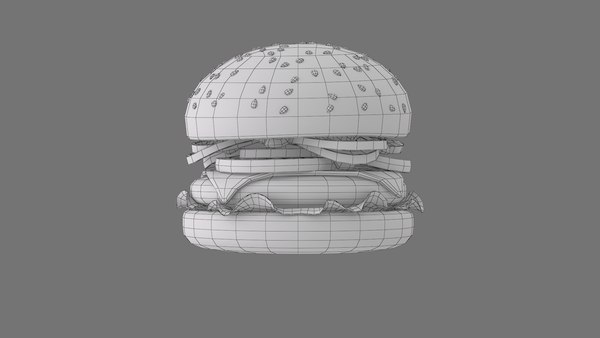 Burger pbr 3D model - TurboSquid 1602310