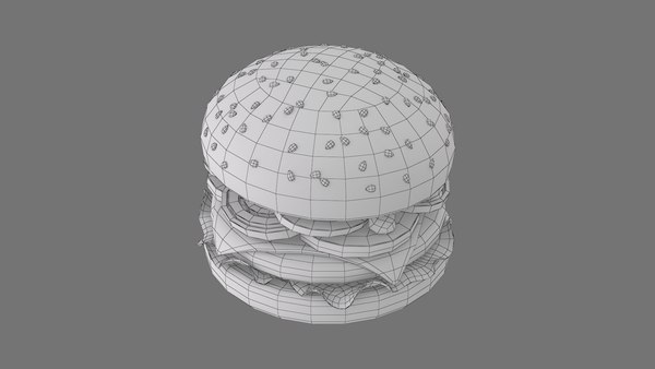 Burger pbr 3D model - TurboSquid 1602310