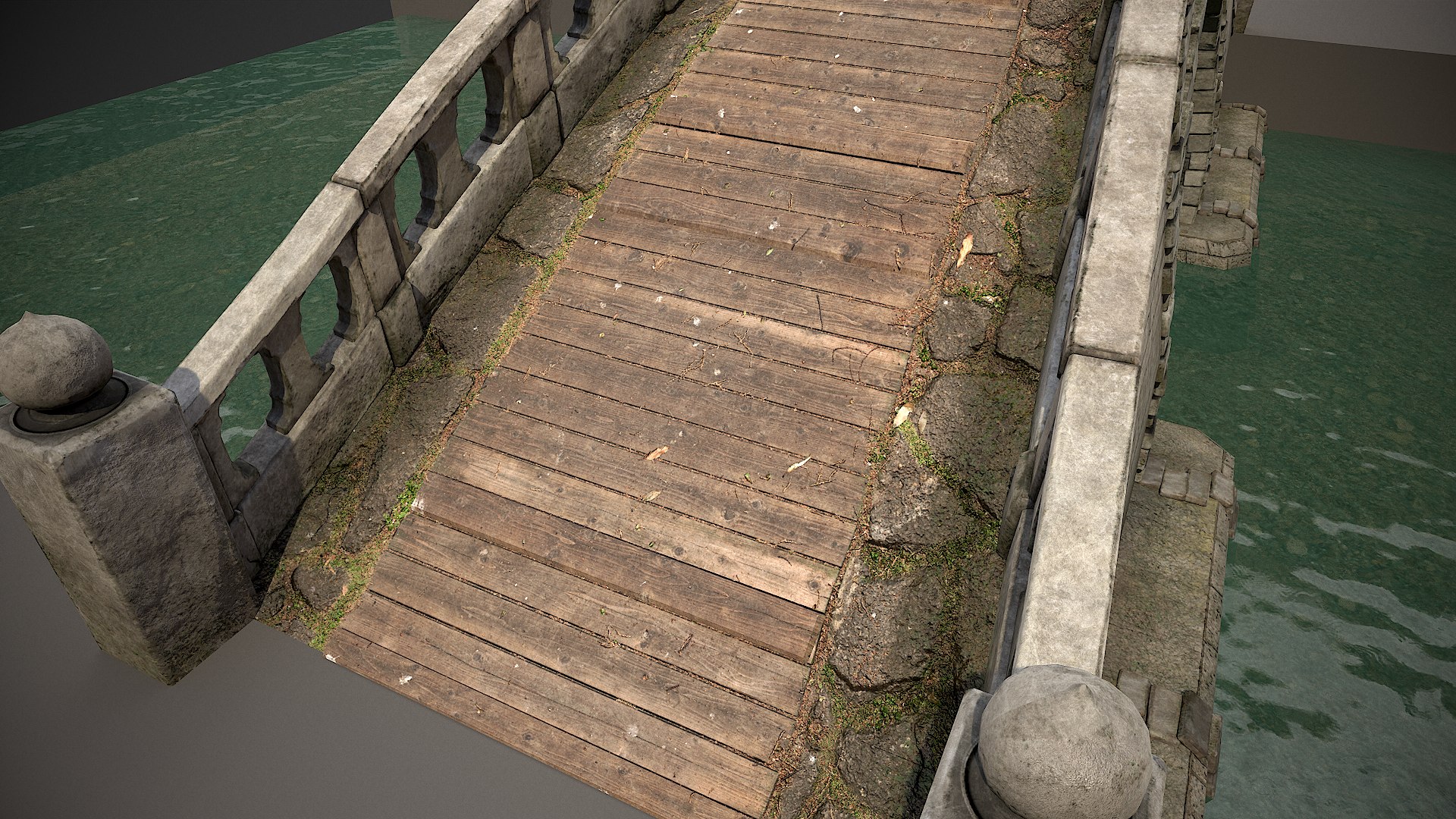 Japanese Medieval Bridge 3D - TurboSquid 1813442
