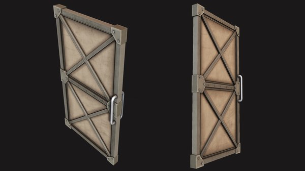 steel door 3d model