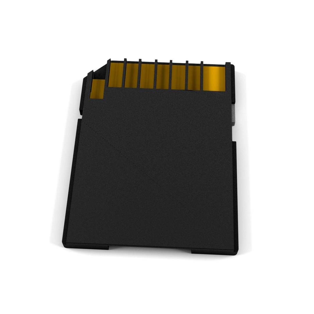 3d Sd Card Model