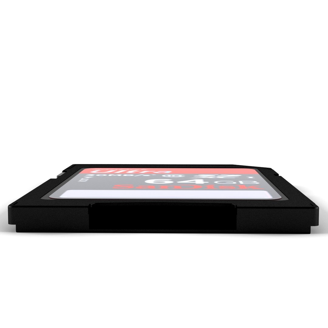 3d Sd Card Model