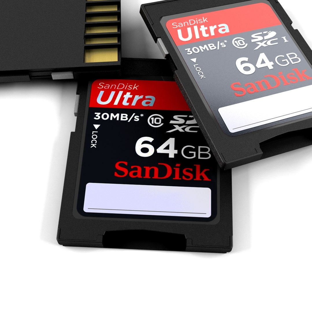 3d Sd Card Model