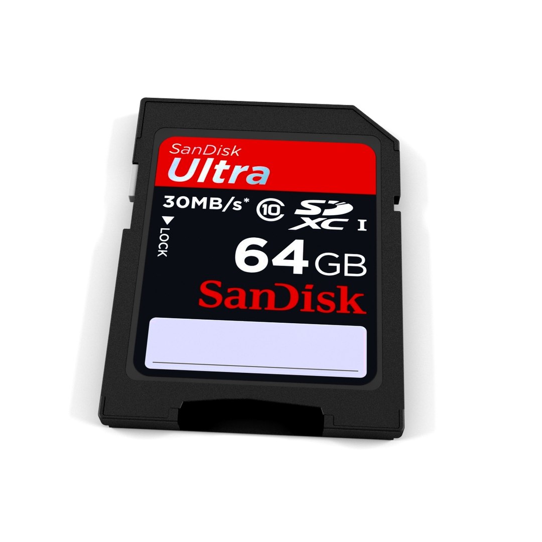 3d Sd Card Model