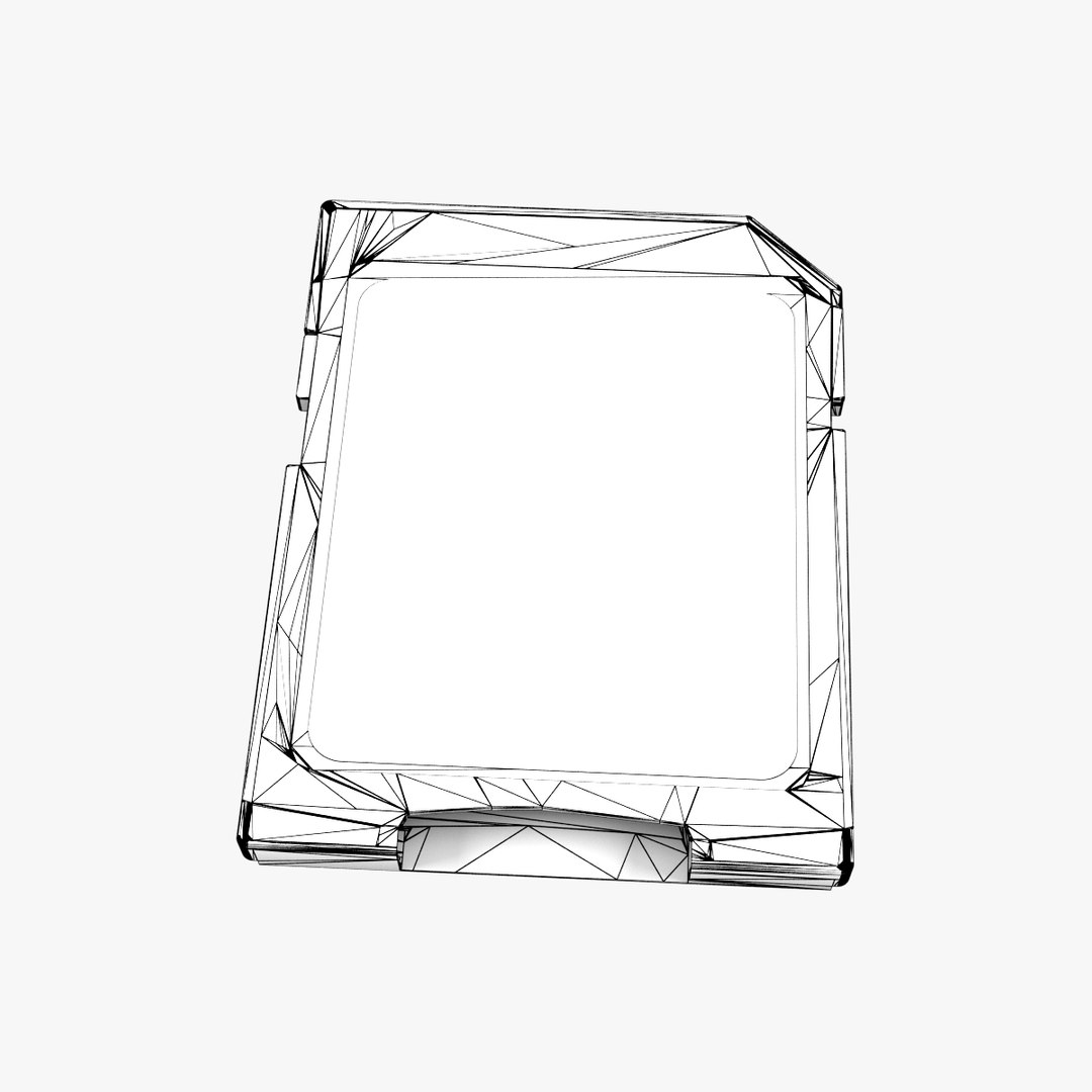 3d Sd Card Model