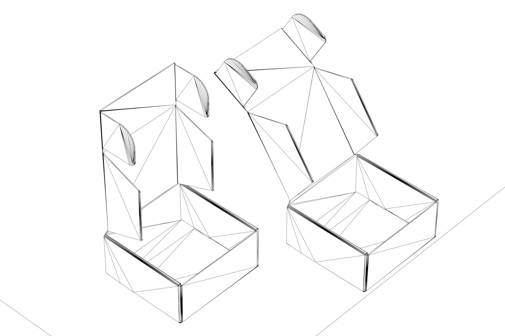 3D Model Box Packaging Flaps - TurboSquid 1957800