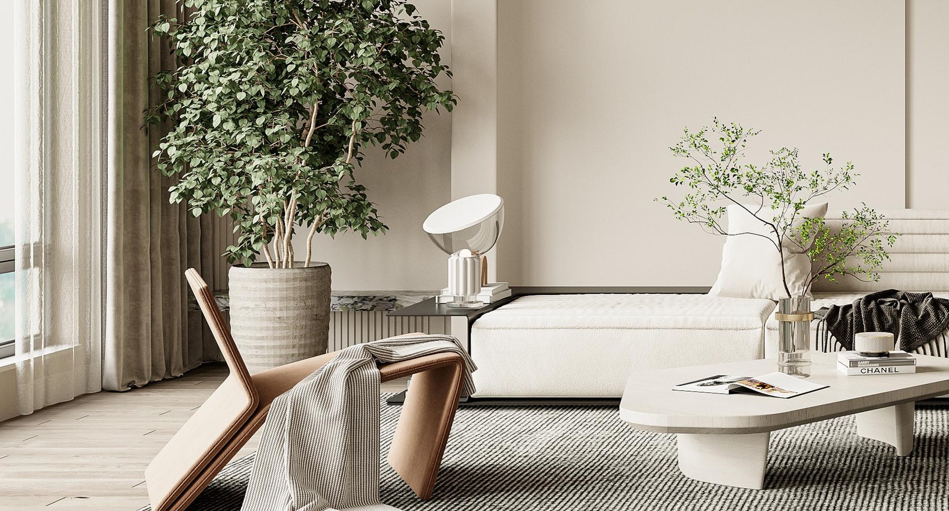 3D model Quiet Wind Living Room Model - TurboSquid 2062340