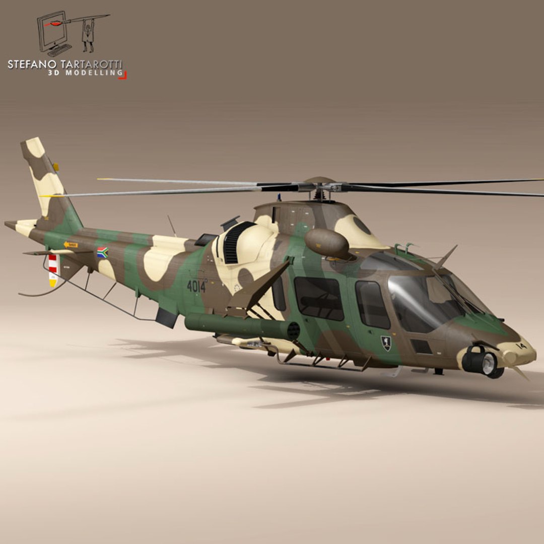 Aw109luh South Africa Aw109 3d Model
