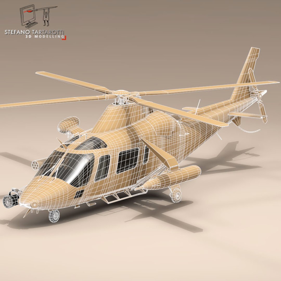 Aw109luh South Africa Aw109 3d Model