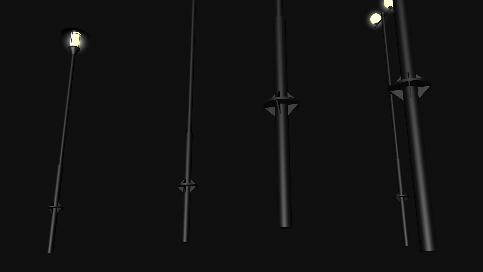 3D Street Lights - TurboSquid 2299738