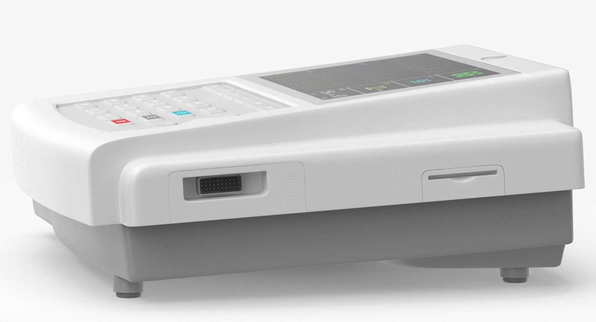 3D Ekg Machine Turned Model - TurboSquid 1700780