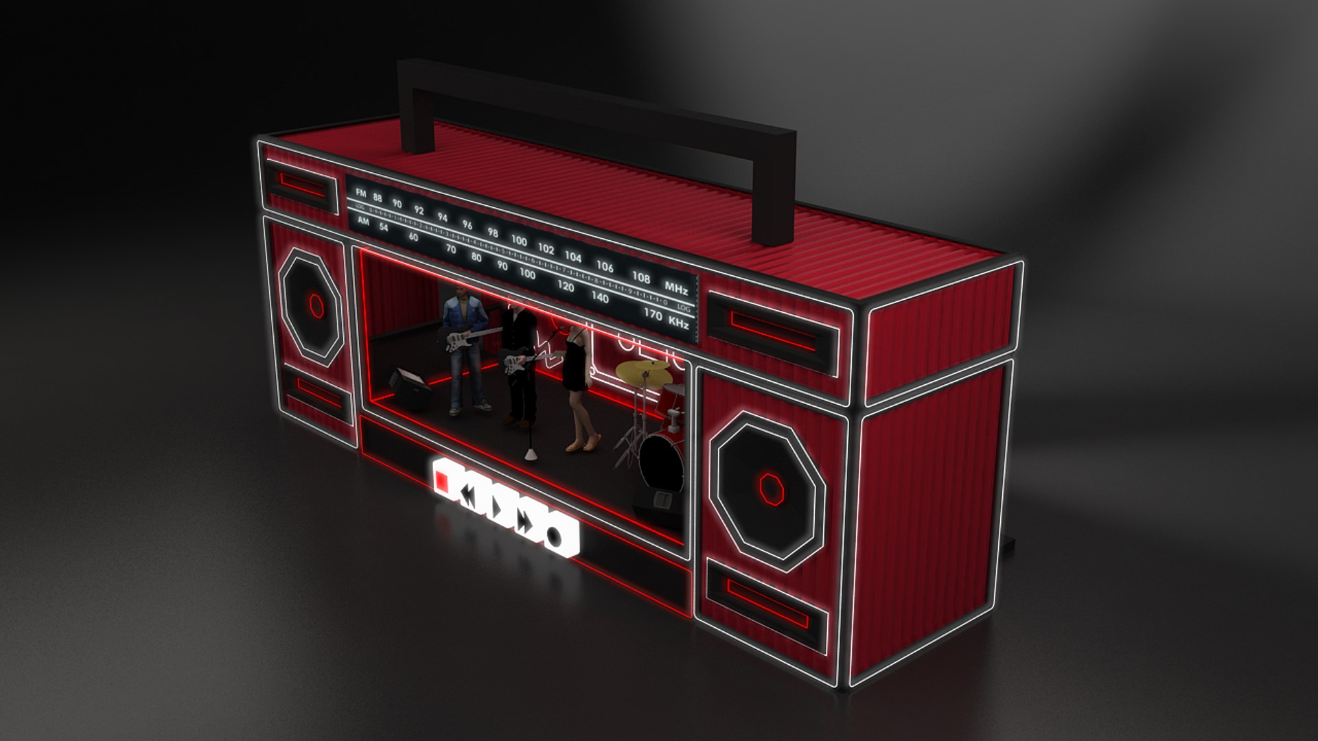 Stage Containers Model - TurboSquid 1524160