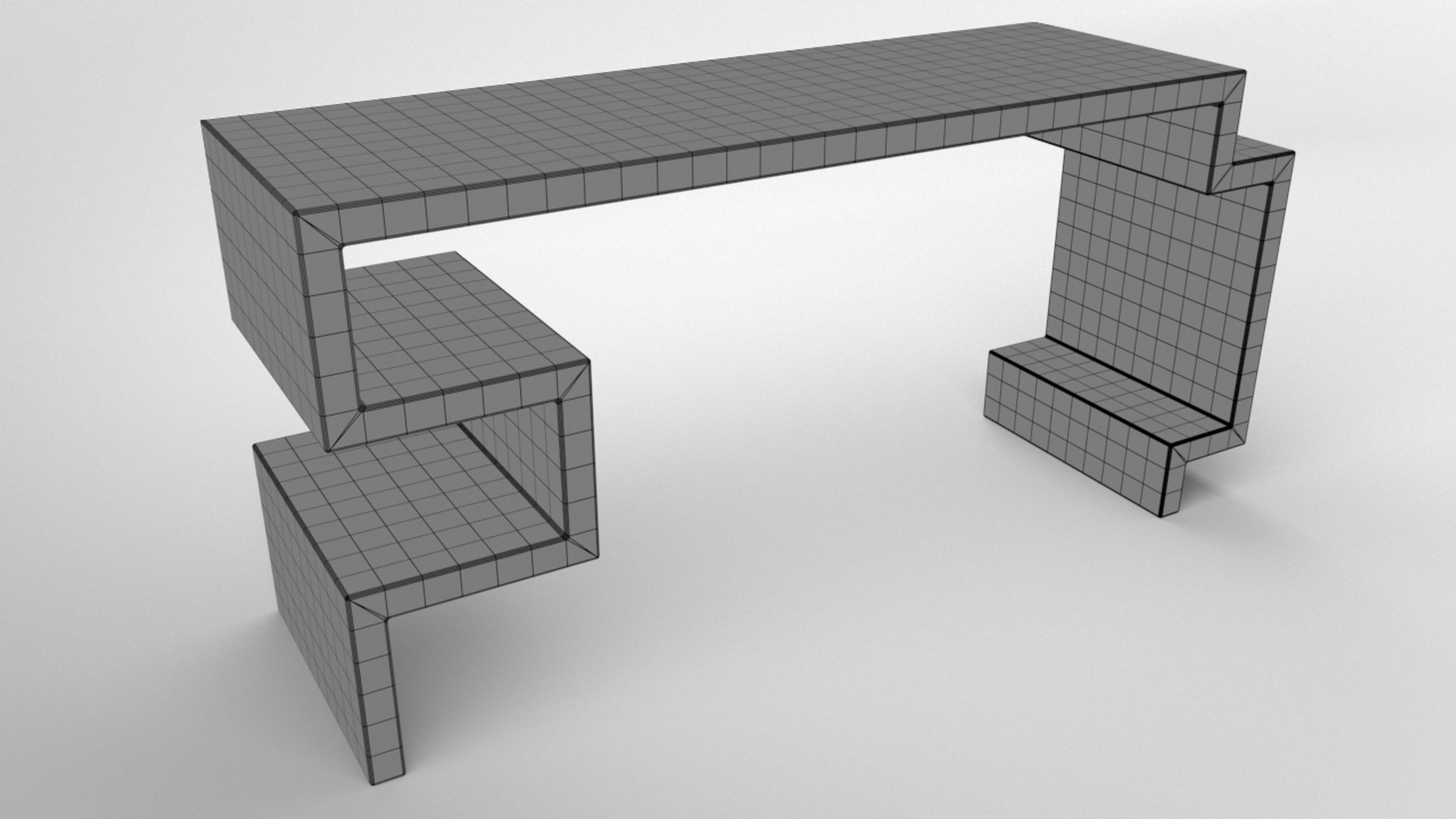3D Computer Table Model - TurboSquid 1165402