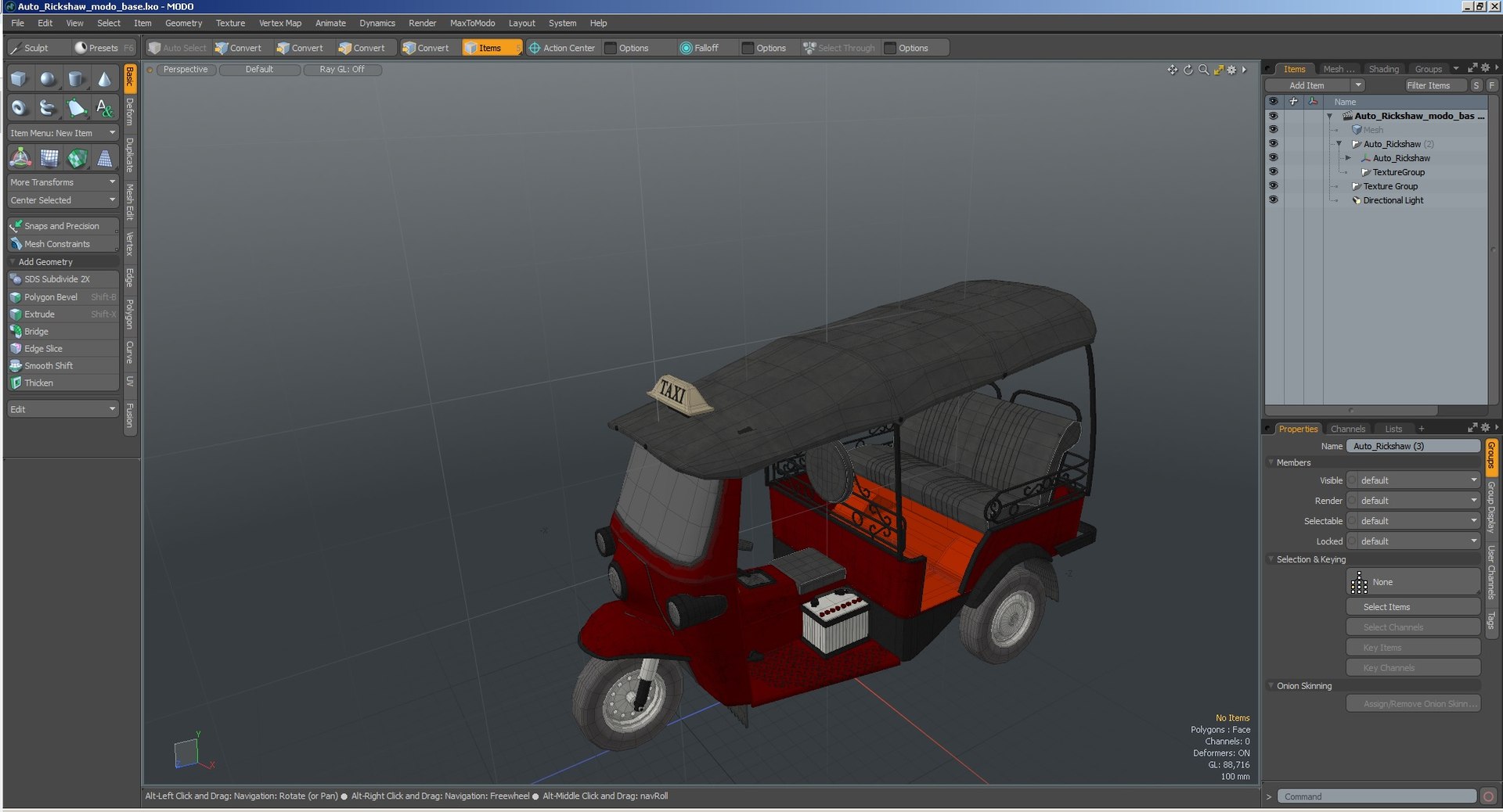 3D auto rickshaw - TurboSquid 1603420