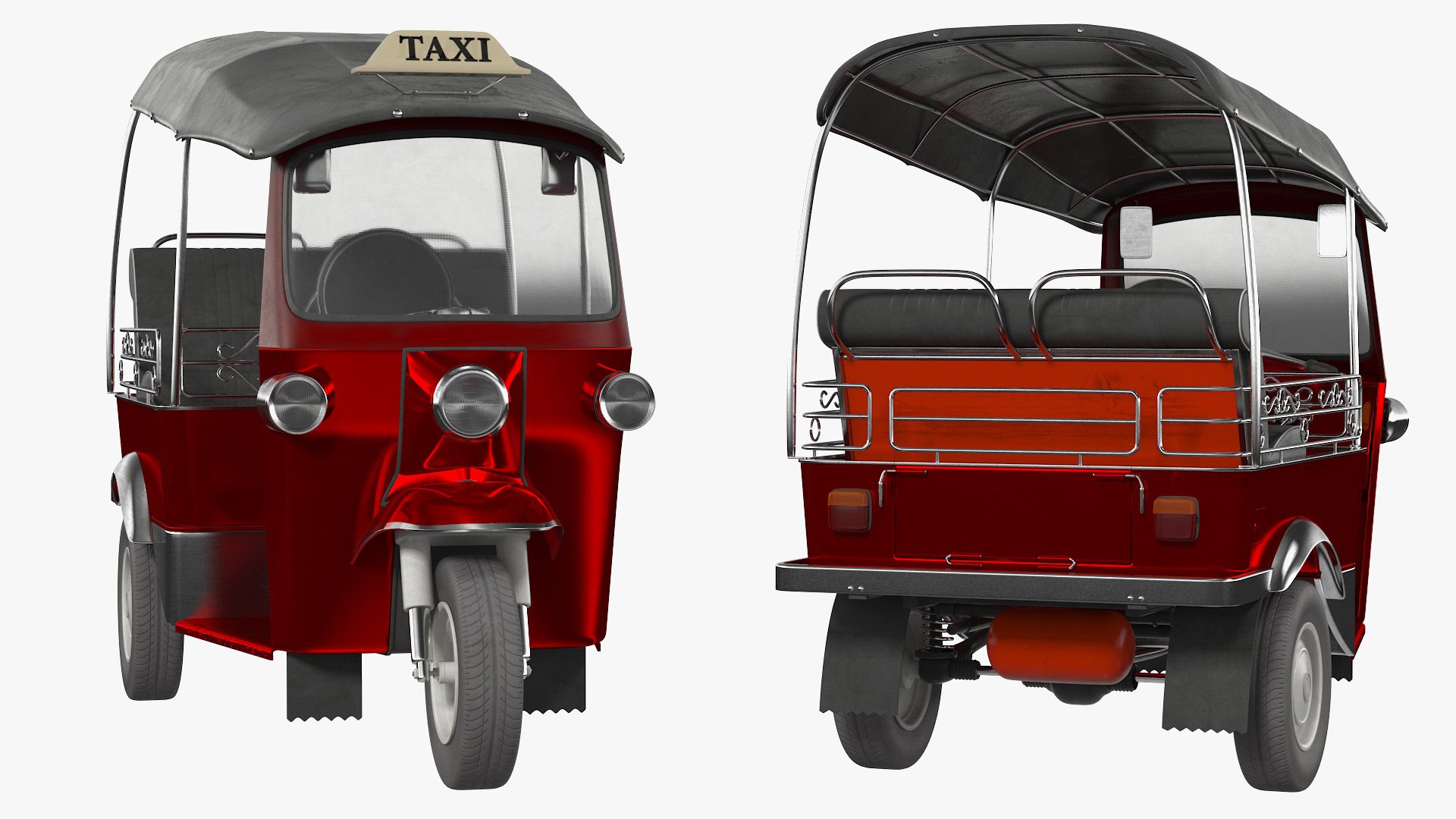 3D Auto Rickshaw - TurboSquid 1603420